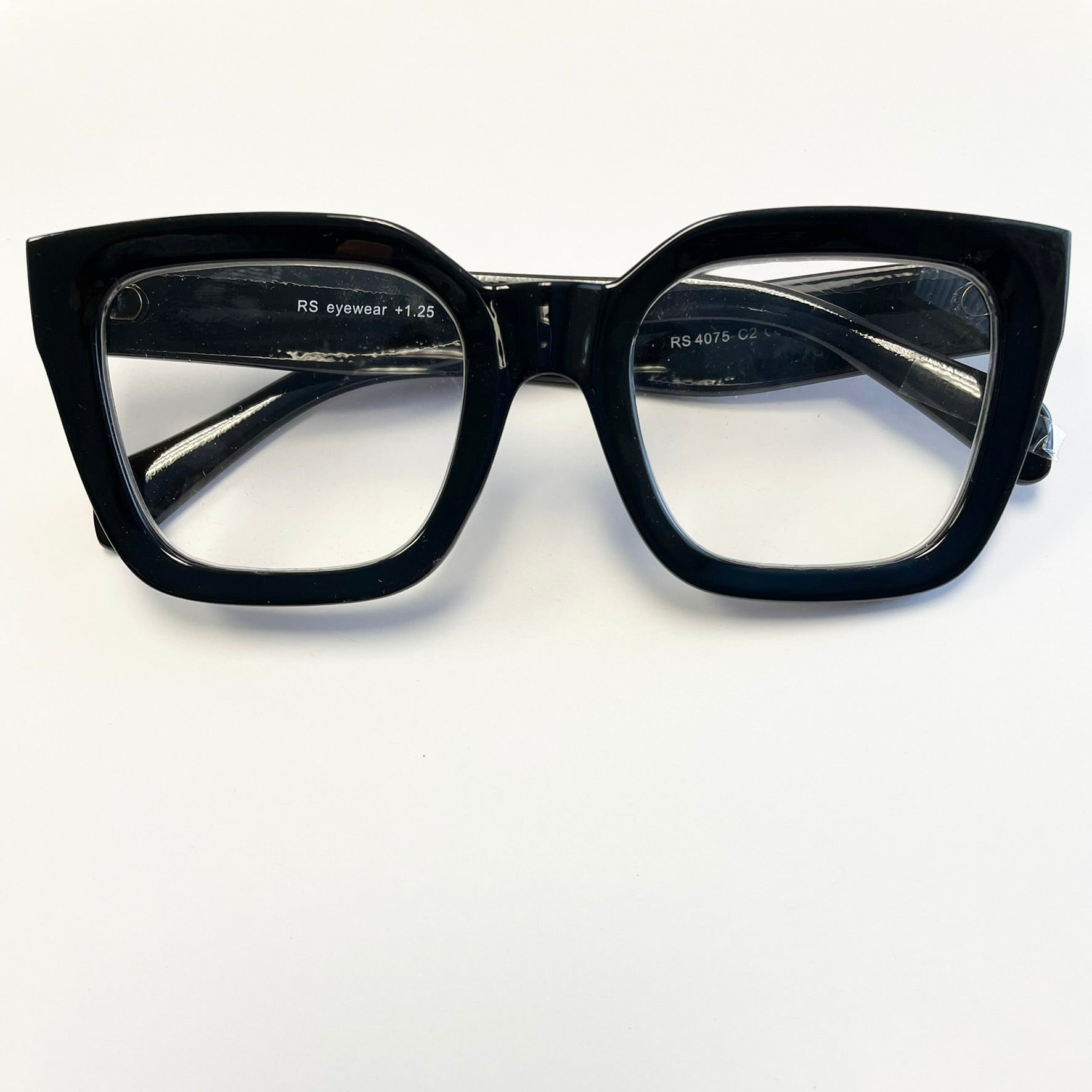 RS Eyeshop Black Square Readers – Wiregrass Designs