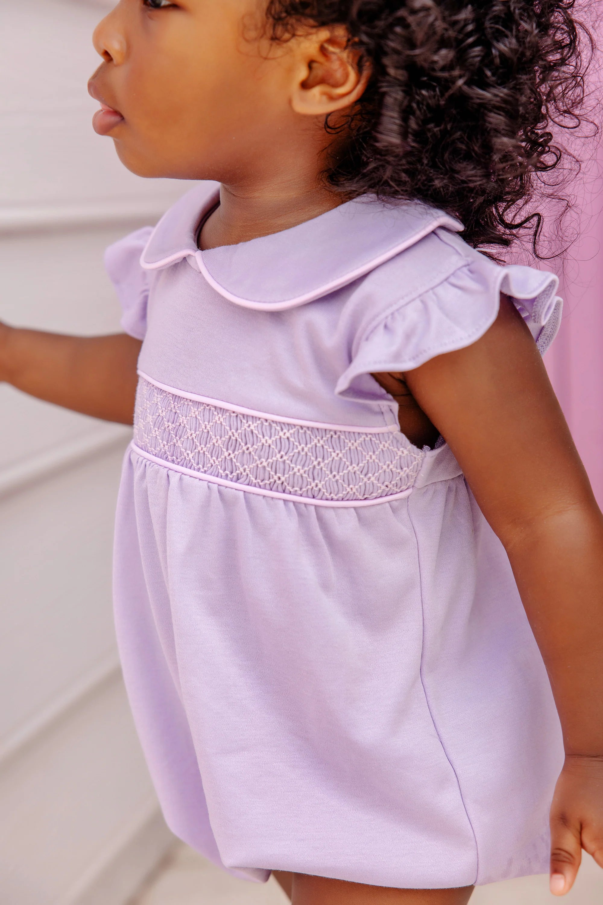 Beaufort Bonnet Angel Sleeve Banbury Bubble - Lauderdale Lavender/Palm ...