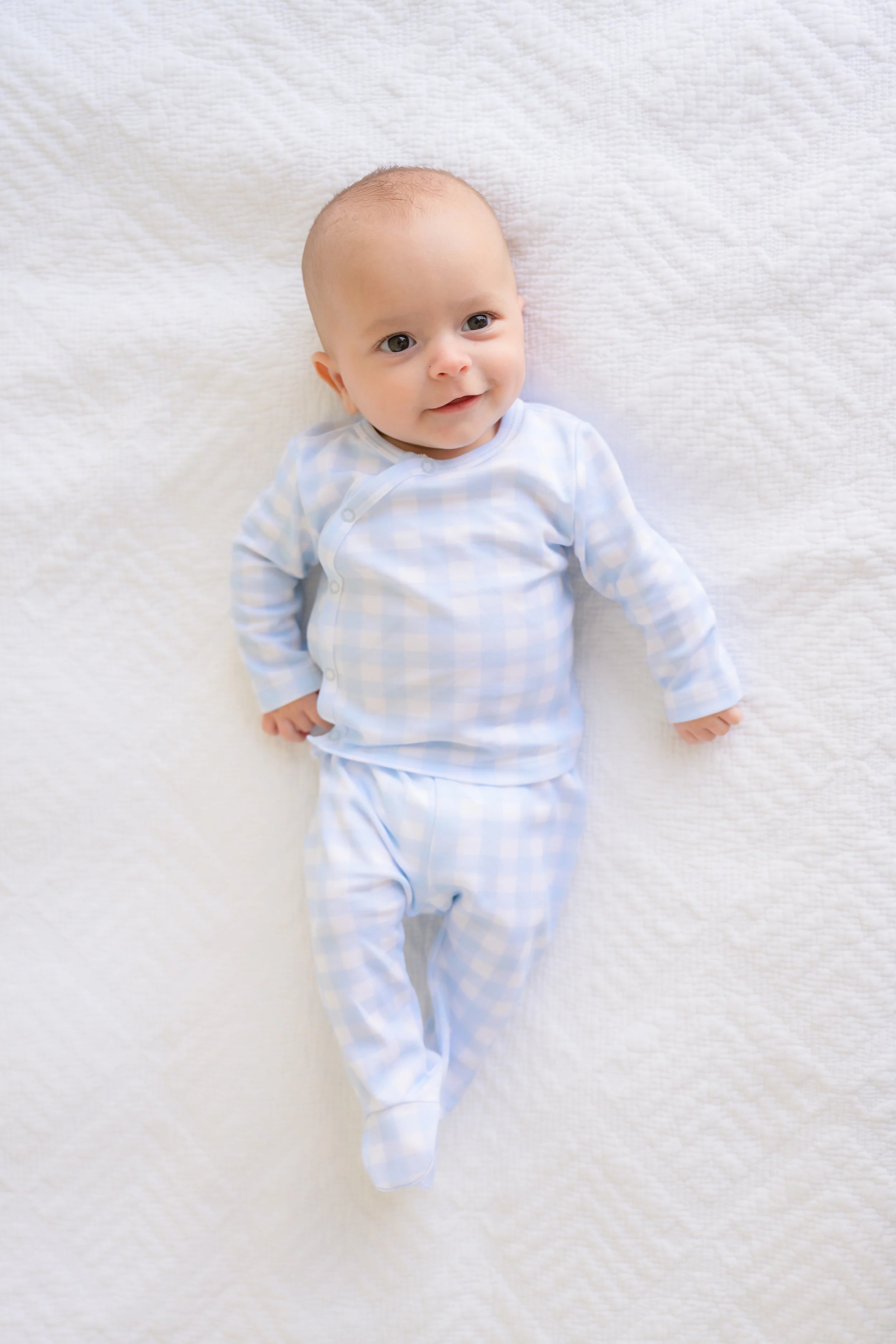 Beaufort Bonnet Cameron Cross-Front Set - Buckhead Blue Gingham ...