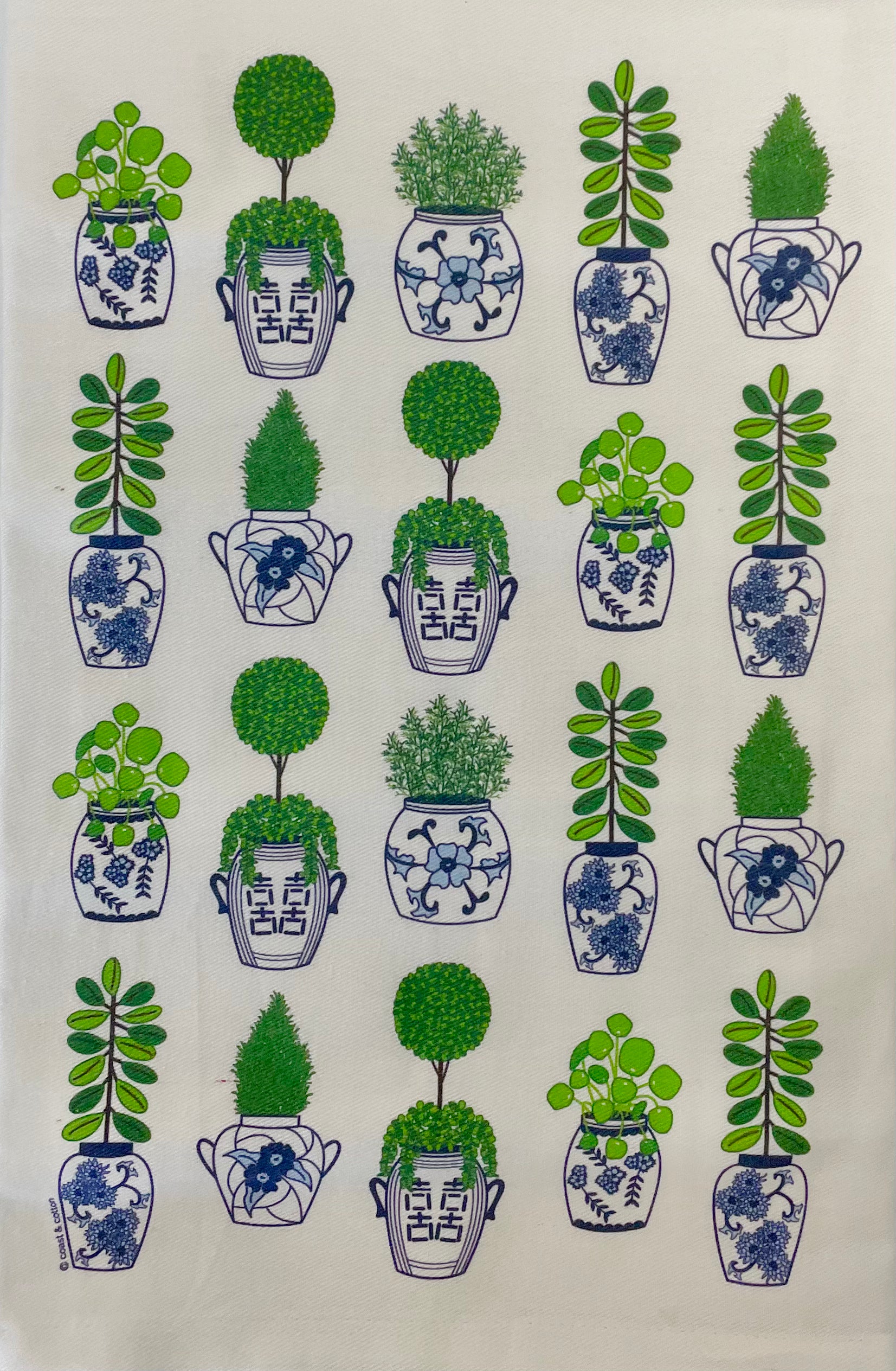 Coast & Cotton Hand Towels - Ginger Jar Planters – Wiregrass Designs