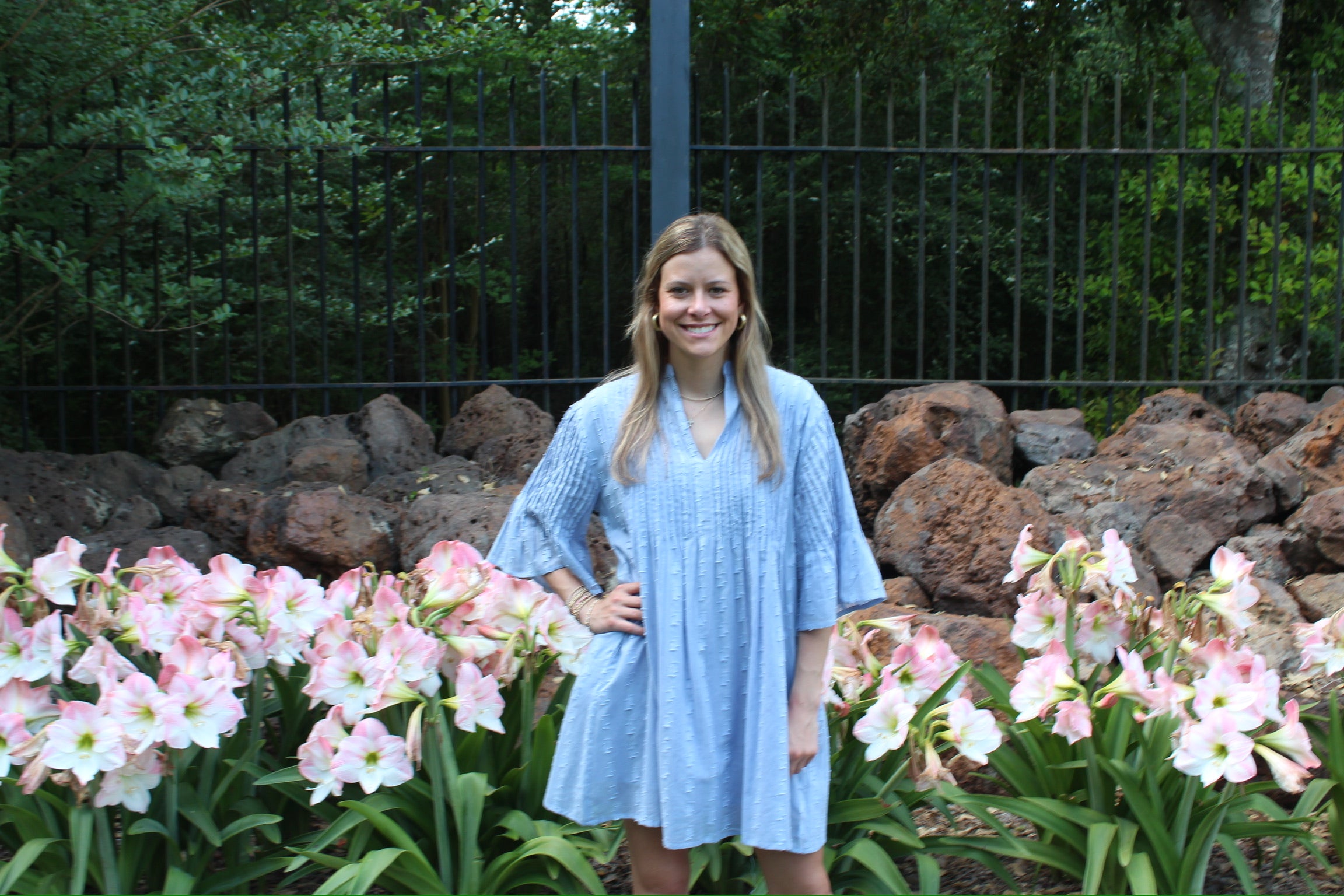 Dolma Kat Cotton Dress Blue – Wiregrass Designs