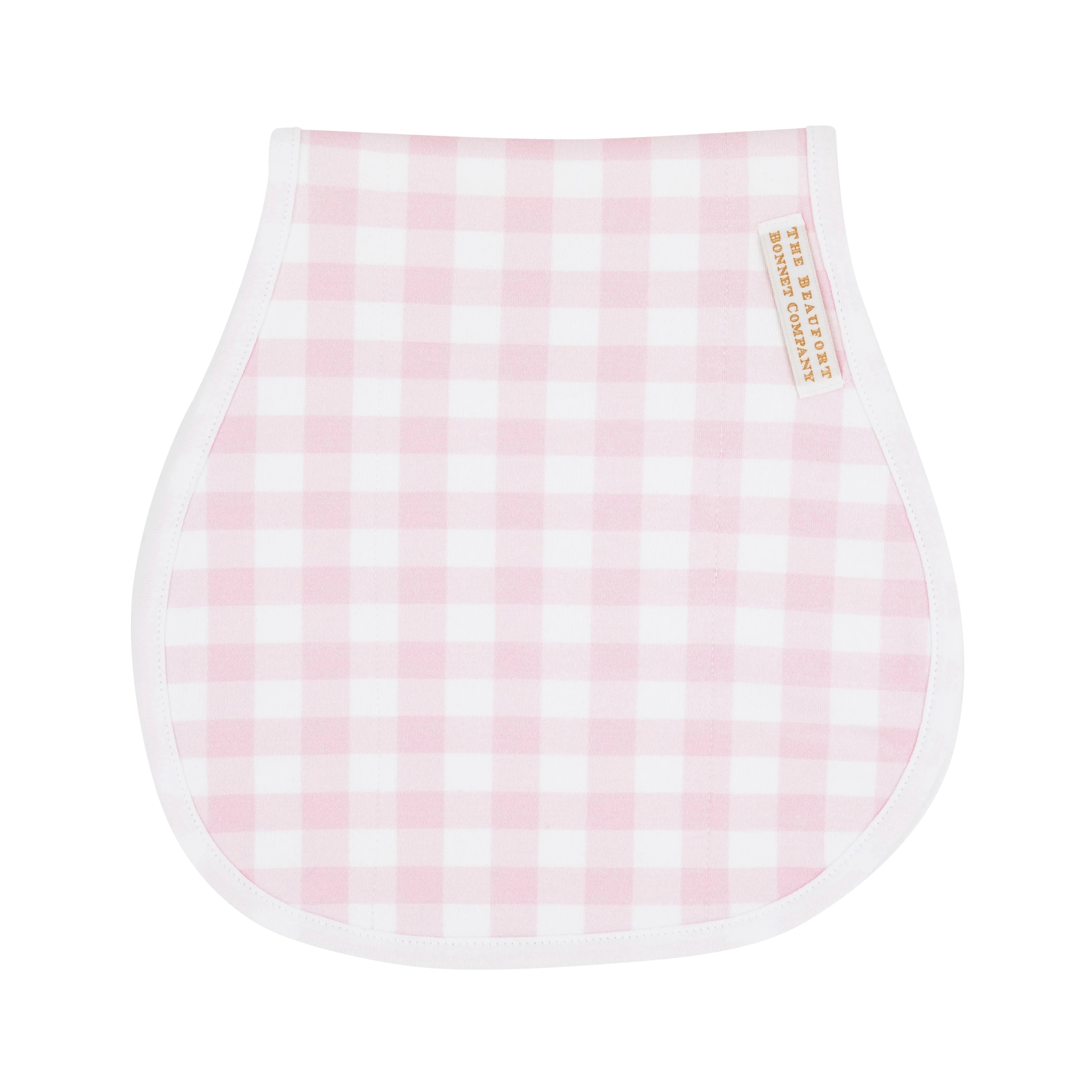 Beaufort Bonnet Oopsie Daisy Burp Cloth- Palm Beach Pink Gingham With ...