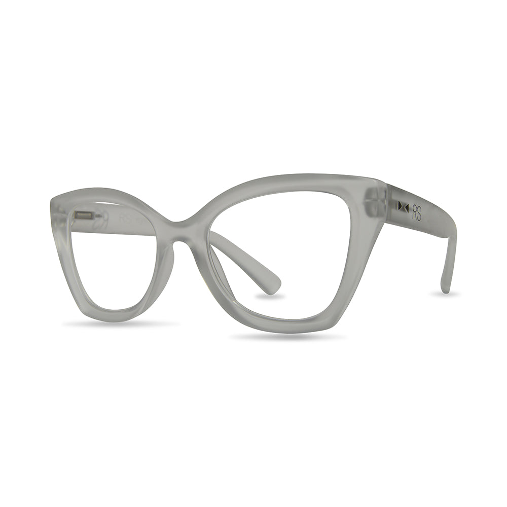 RS Eyeshop Frosted Clear Readers – Wiregrass Designs