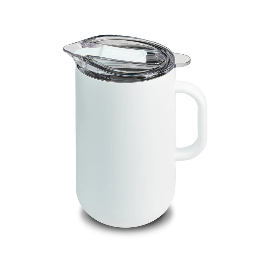 Served Insulated Stainless Steel Pitcher - White Icing – Wiregrass Designs